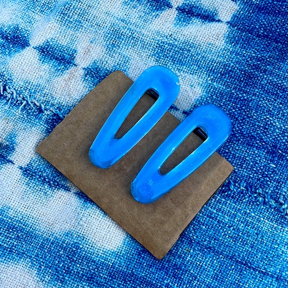 Accessories | Periwinkle Jelly Resin Hair Clips | Poshmark